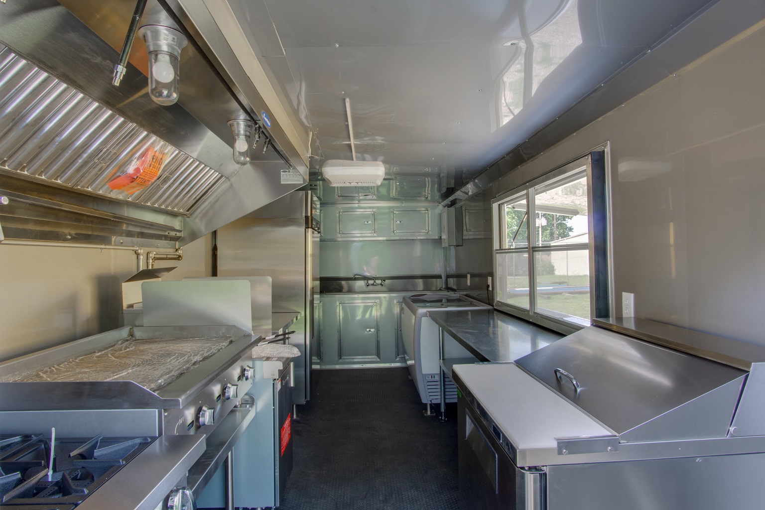 8.5×18 Loaded Food Trailer | Custom Trailer Pros