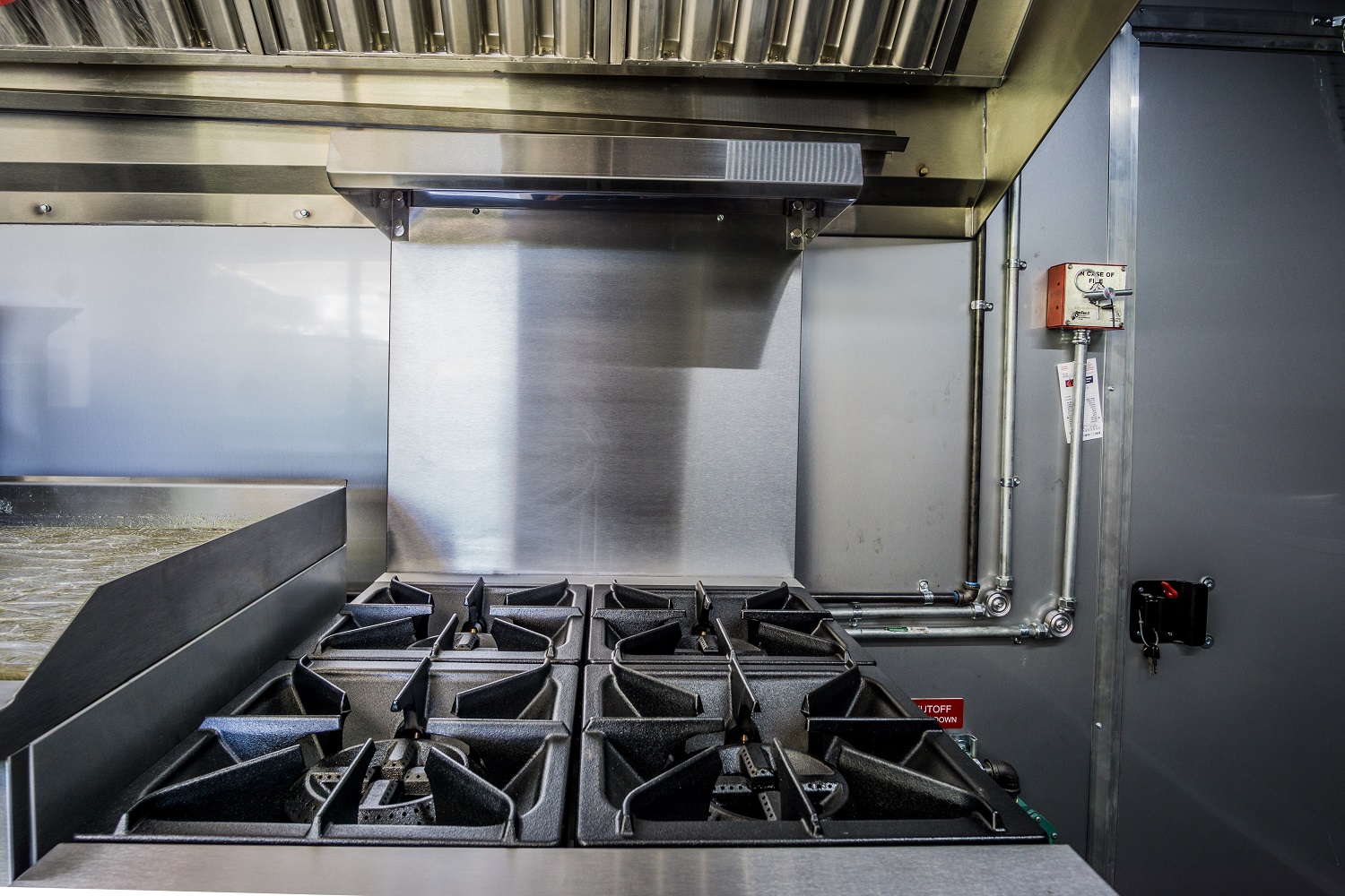 8.5×20 Equipped Food Trailer with Storage Room | Custom Trailer Pros