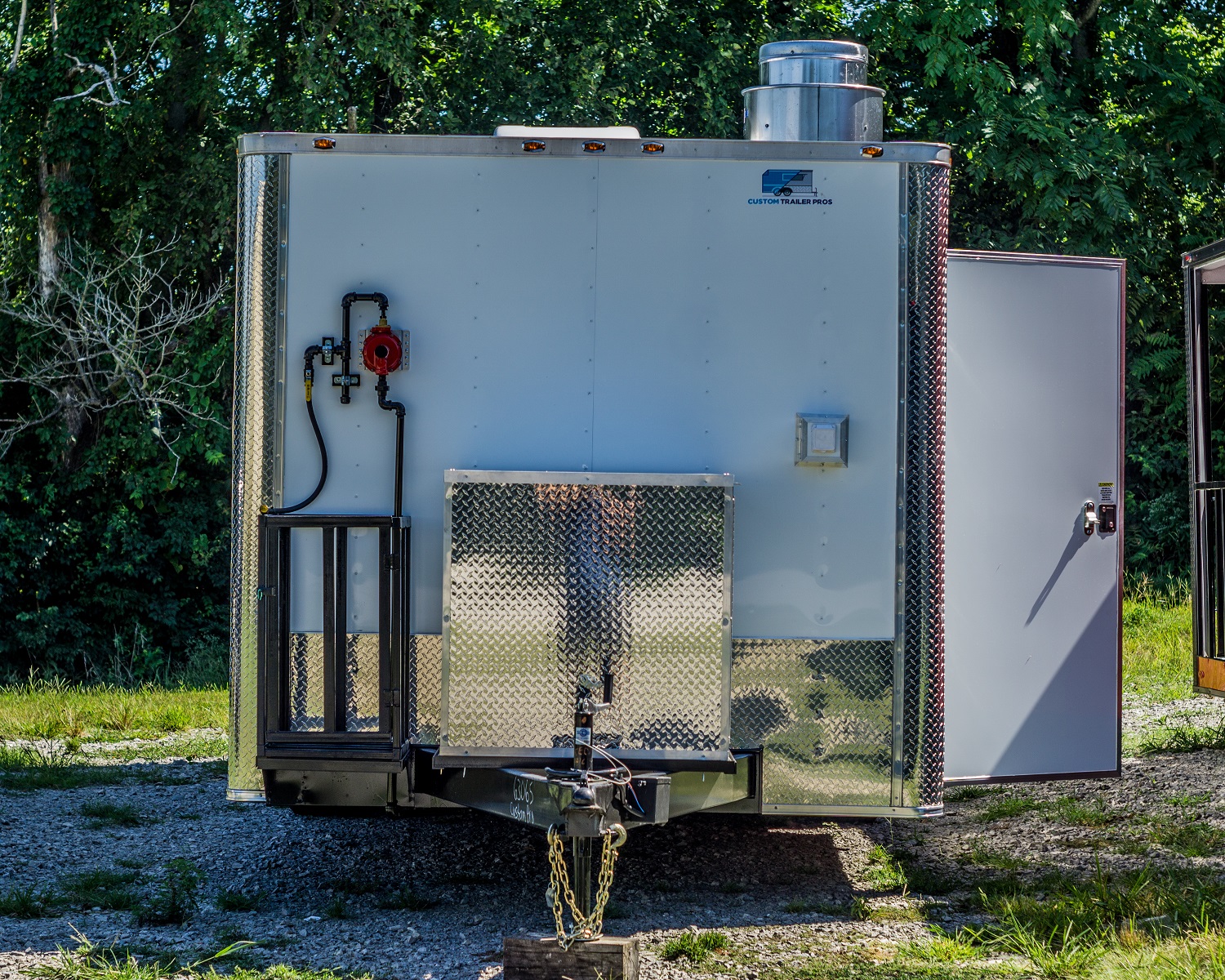 8.5×20 Equipped Food Trailer with Storage Room | Custom Trailer Pros