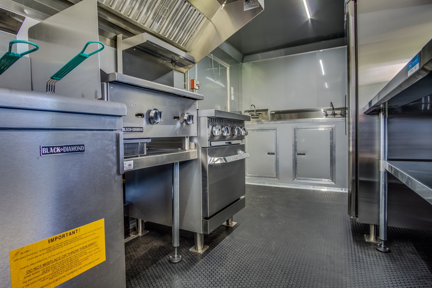 8.5×20 Equipped Food Trailer with Storage Room | Custom Trailer Pros