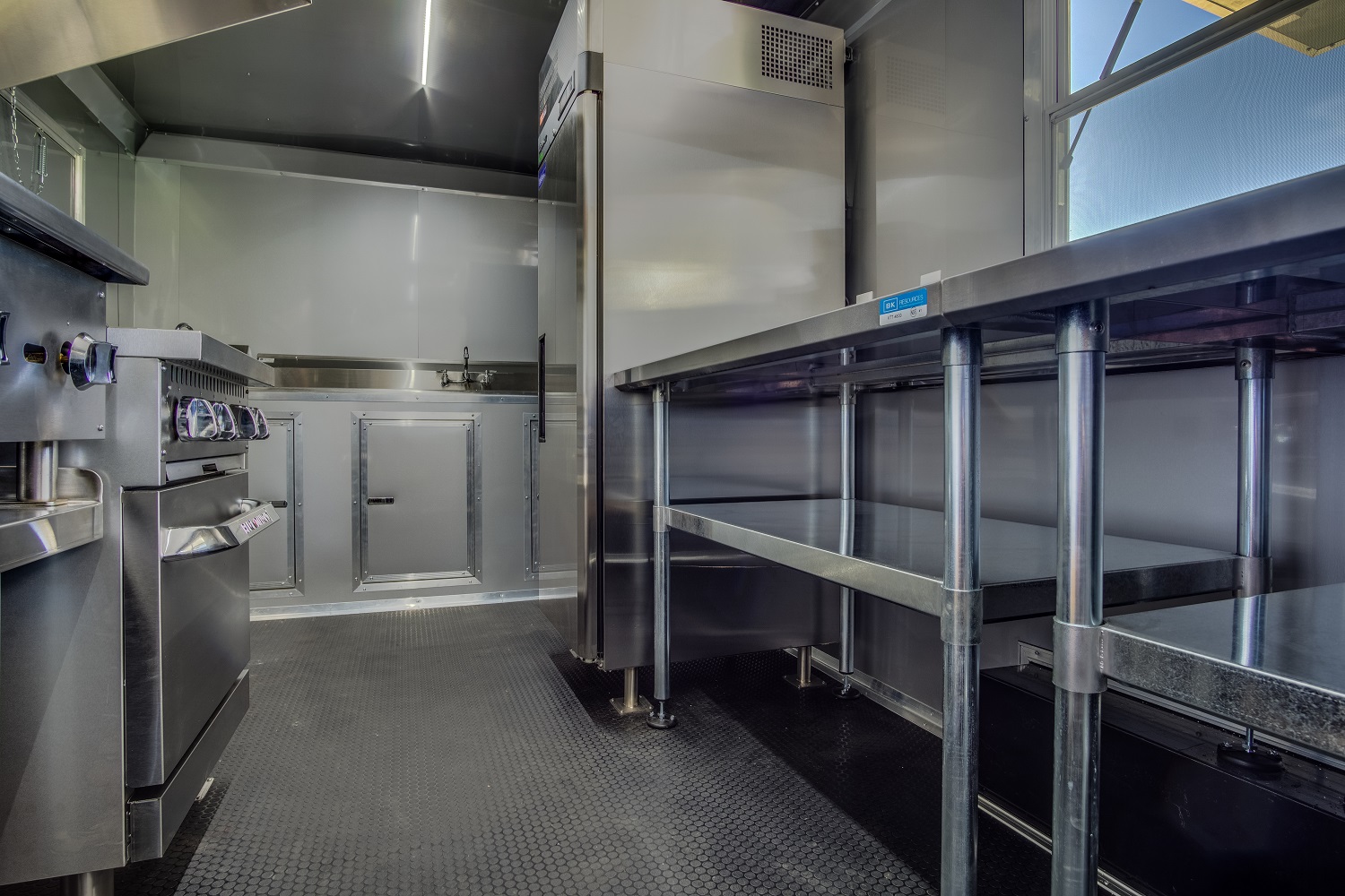 8.5×20 Equipped Food Trailer with Storage Room | Custom Trailer Pros