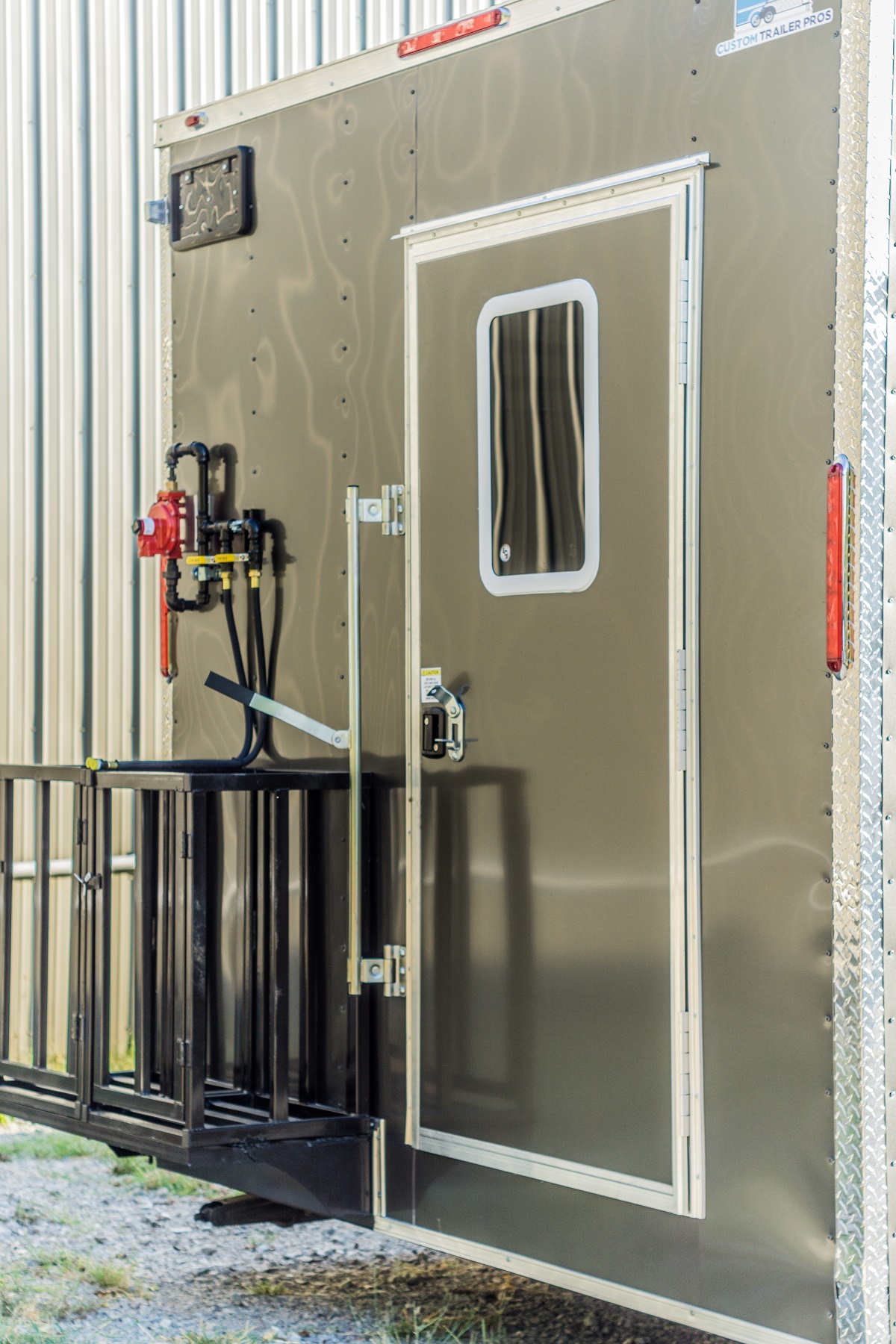 Concession Trailer Overhead Shelving