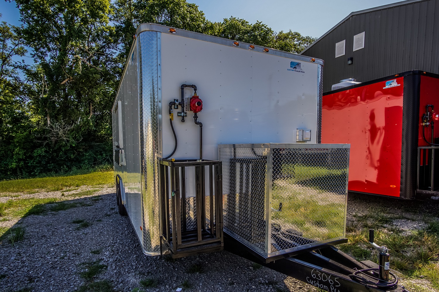 8.5×20 Equipped Food Trailer with Storage Room | Custom Trailer Pros