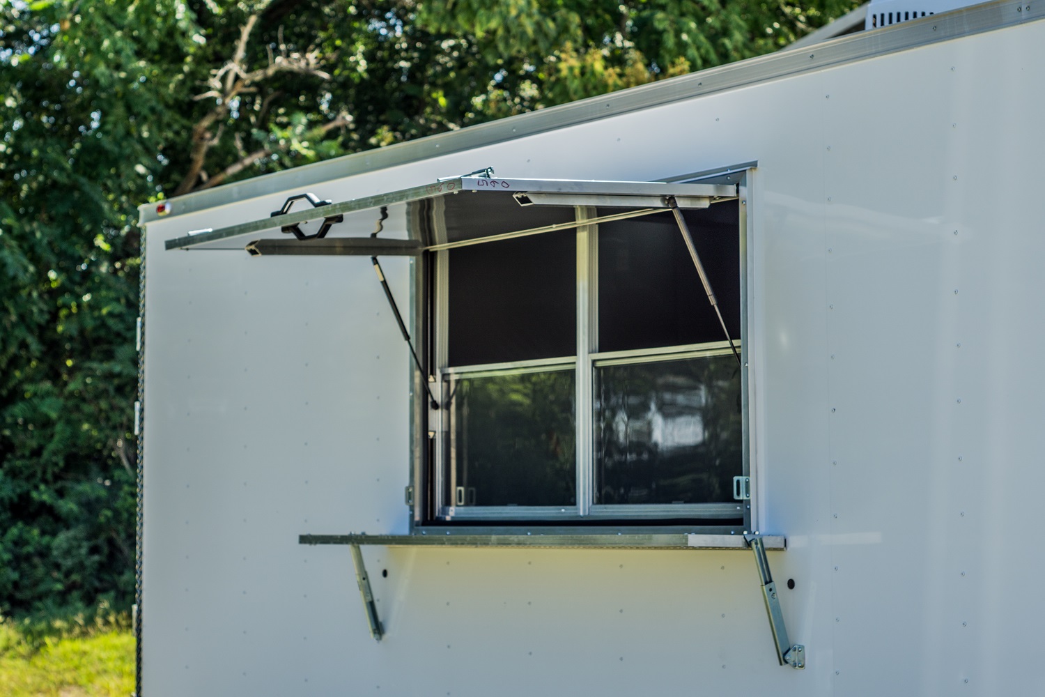 8.5×20 Equipped Food Trailer with Storage Room | Custom Trailer Pros