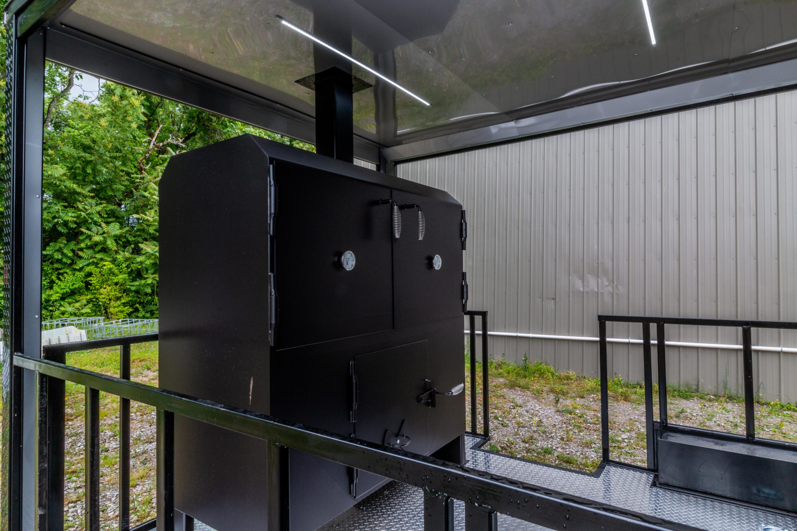 8.5×24 BBQ Trailer with Beck Built Smoker | Custom Trailer Pros