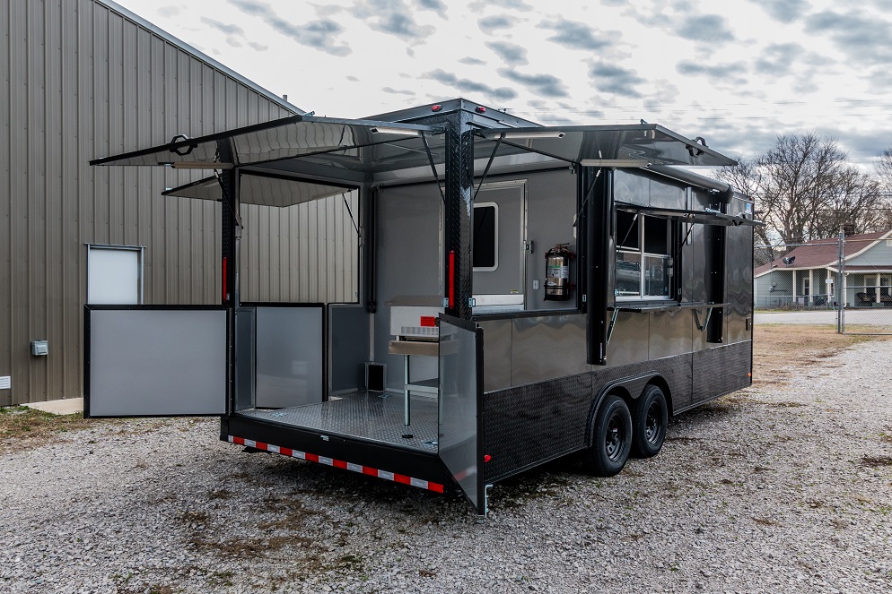 8.5×22 Equipped BBQ Trailer | Custom Trailer Pros
