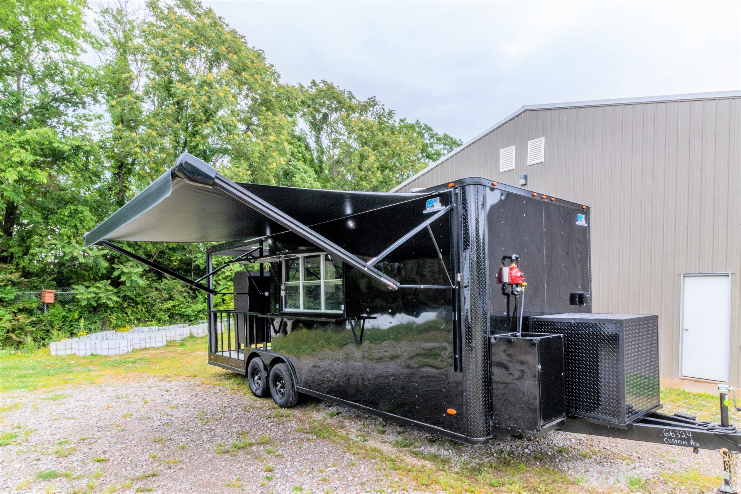 8.5×24 BBQ Trailer with Beck Built Smoker | Custom Trailer Pros