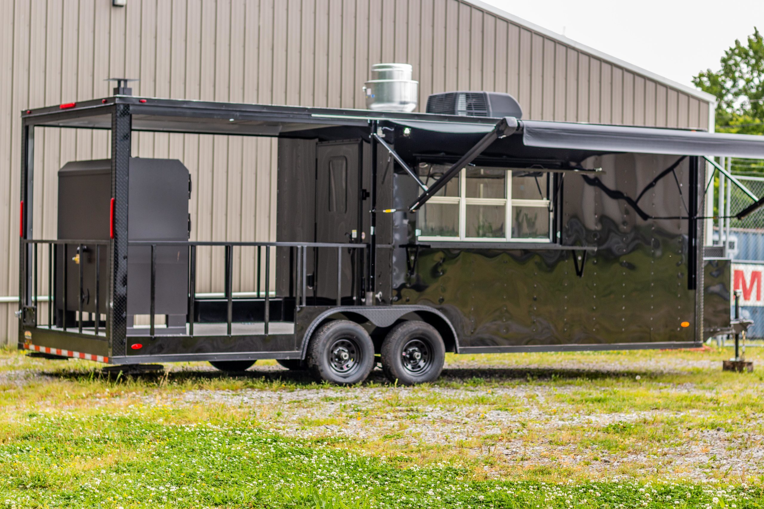 8.5×24 BBQ Trailer with Beck Built Smoker | Custom Trailer Pros
