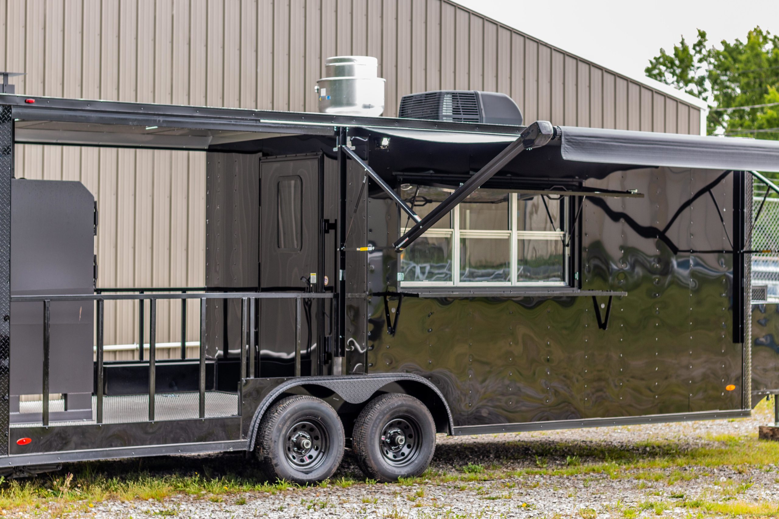 8.5×24 BBQ Trailer with Beck Built Smoker | Custom Trailer Pros
