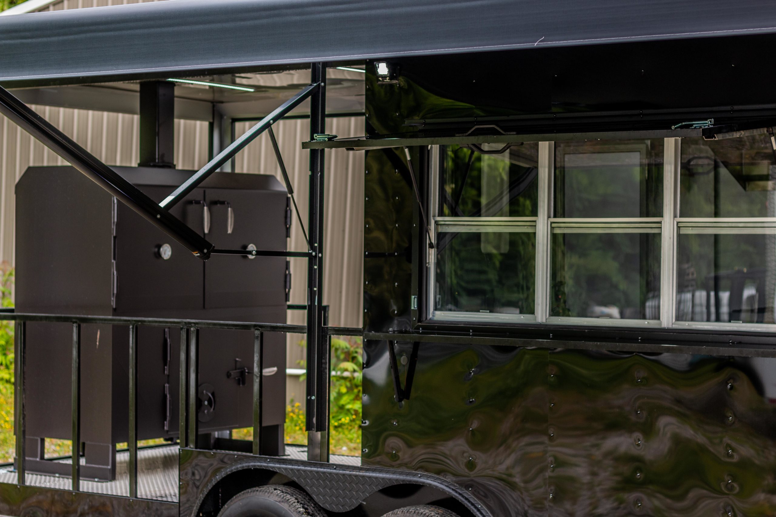 8.5×24 BBQ Trailer with Beck Built Smoker | Custom Trailer Pros