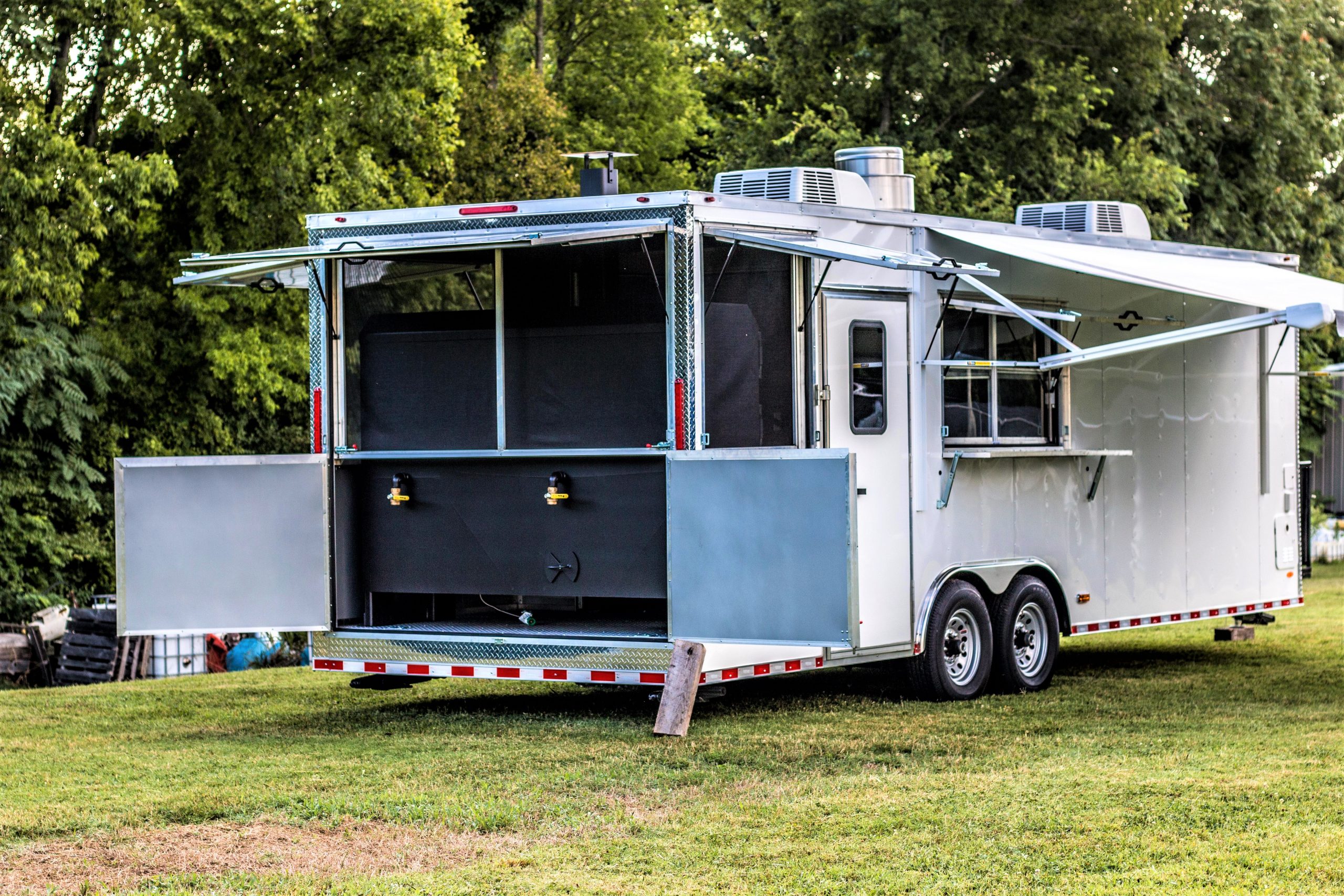 8.5×26 Equipped BBQ Trailer | Custom Trailer Pros