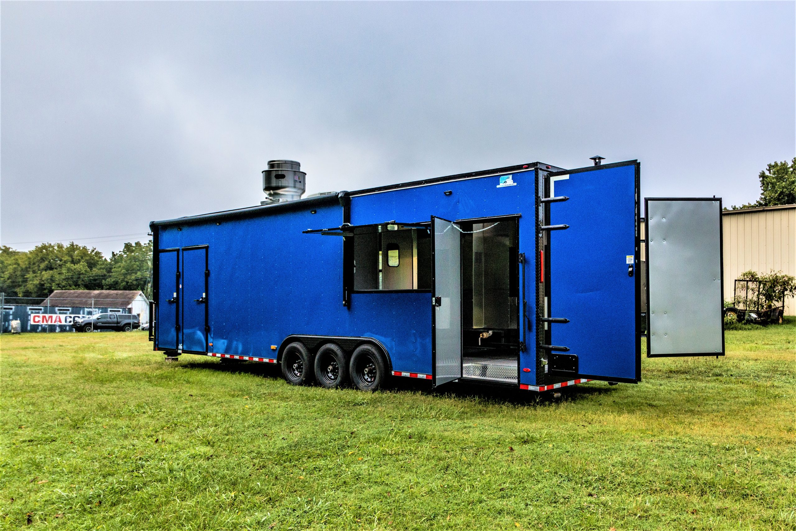 8.5×32 Fully Loaded BBQ Trailer | Custom Trailer Pros