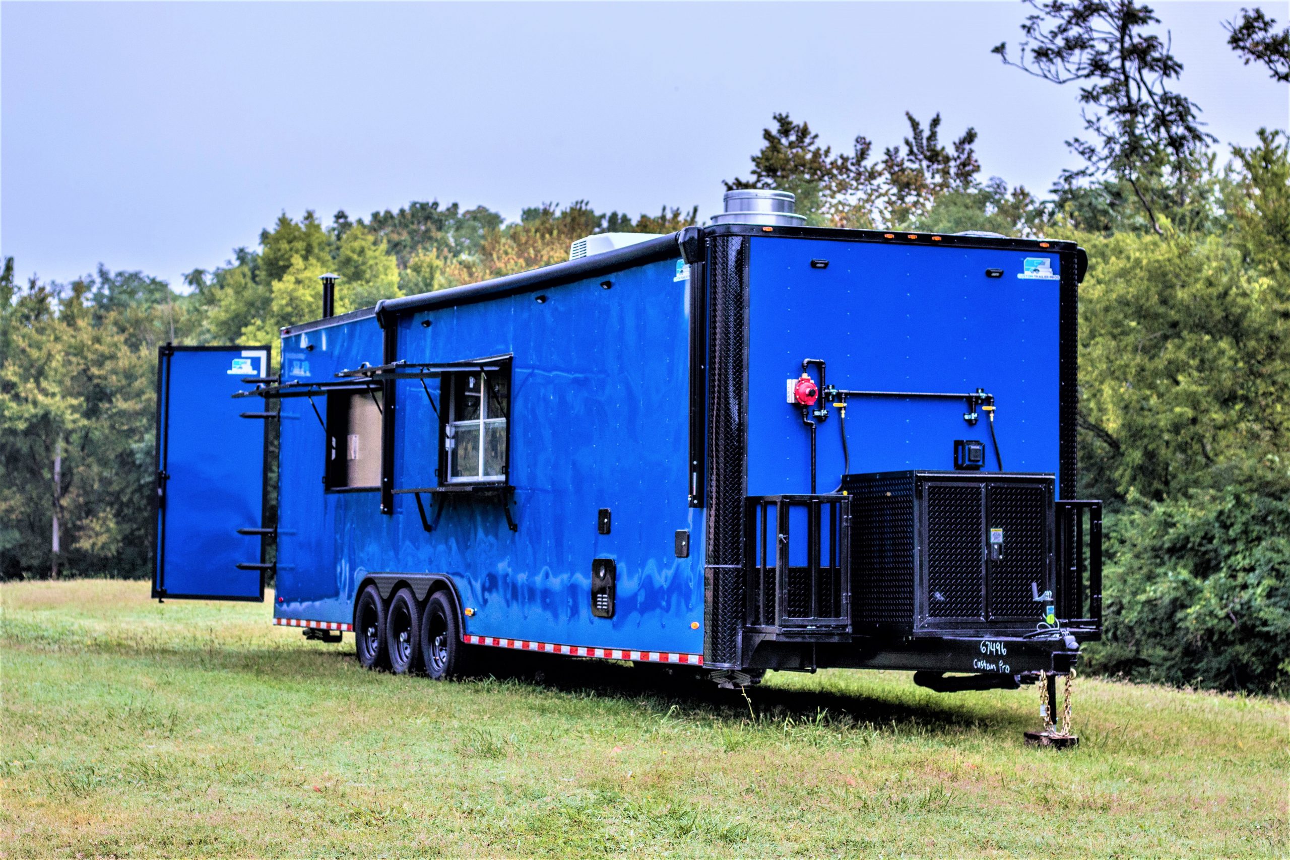 8.5×32 Fully Loaded BBQ Trailer | Custom Trailer Pros