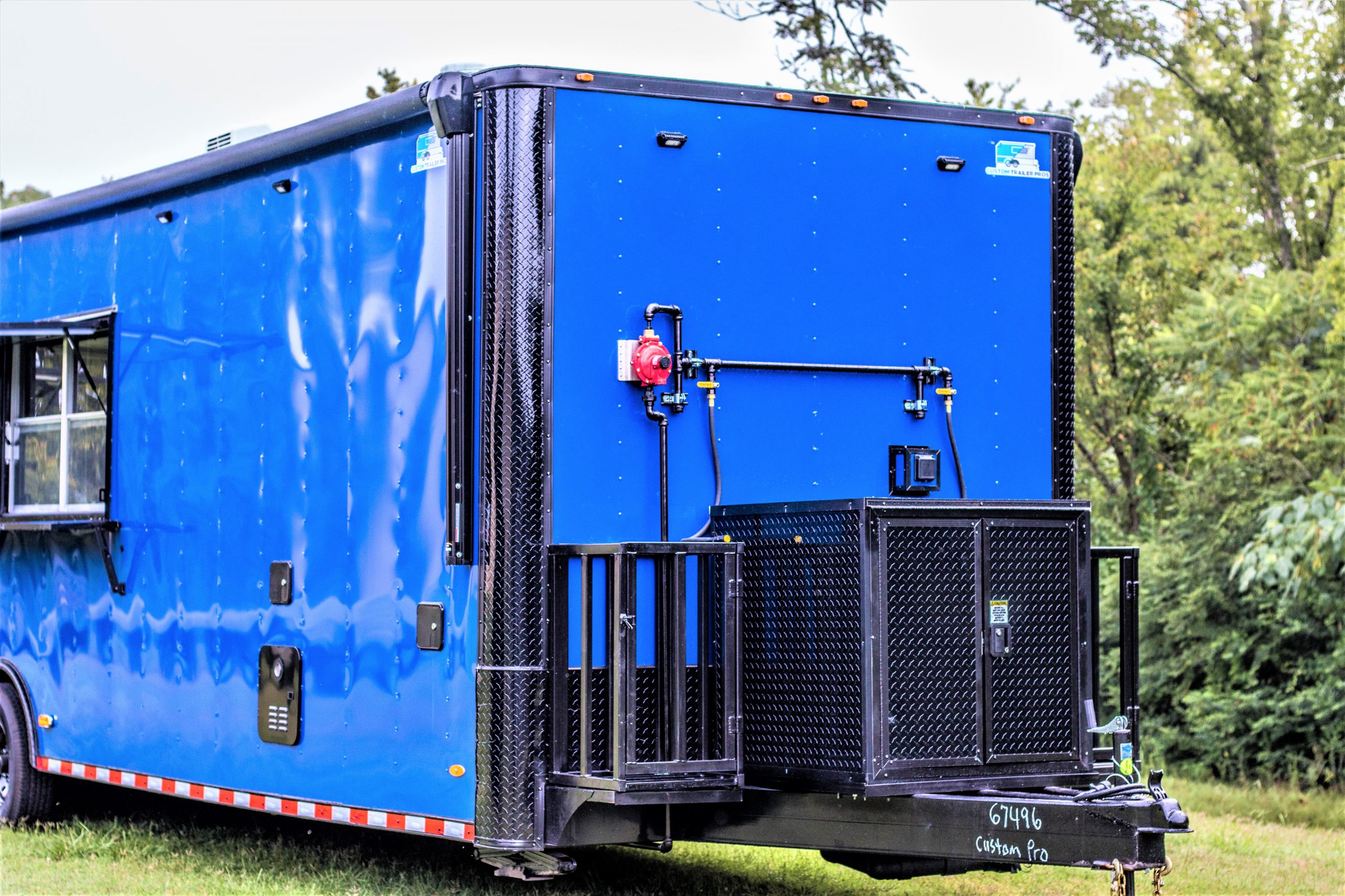 8.5×32 Fully Loaded BBQ Trailer | Custom Trailer Pros