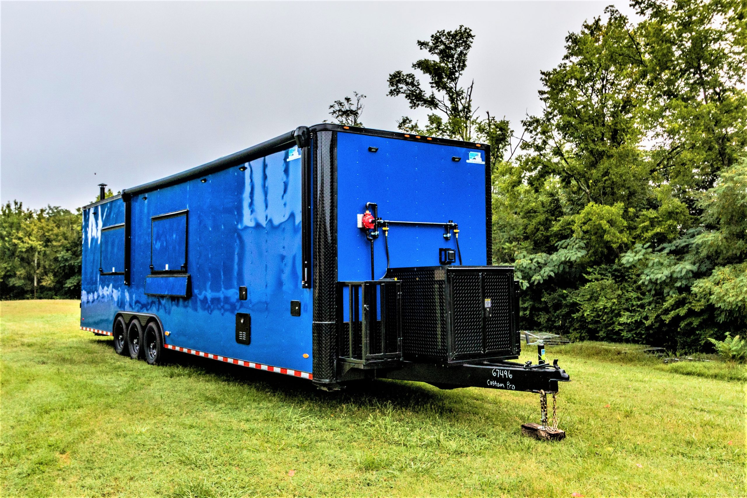 8.5×32 Fully Loaded BBQ Trailer | Custom Trailer Pros