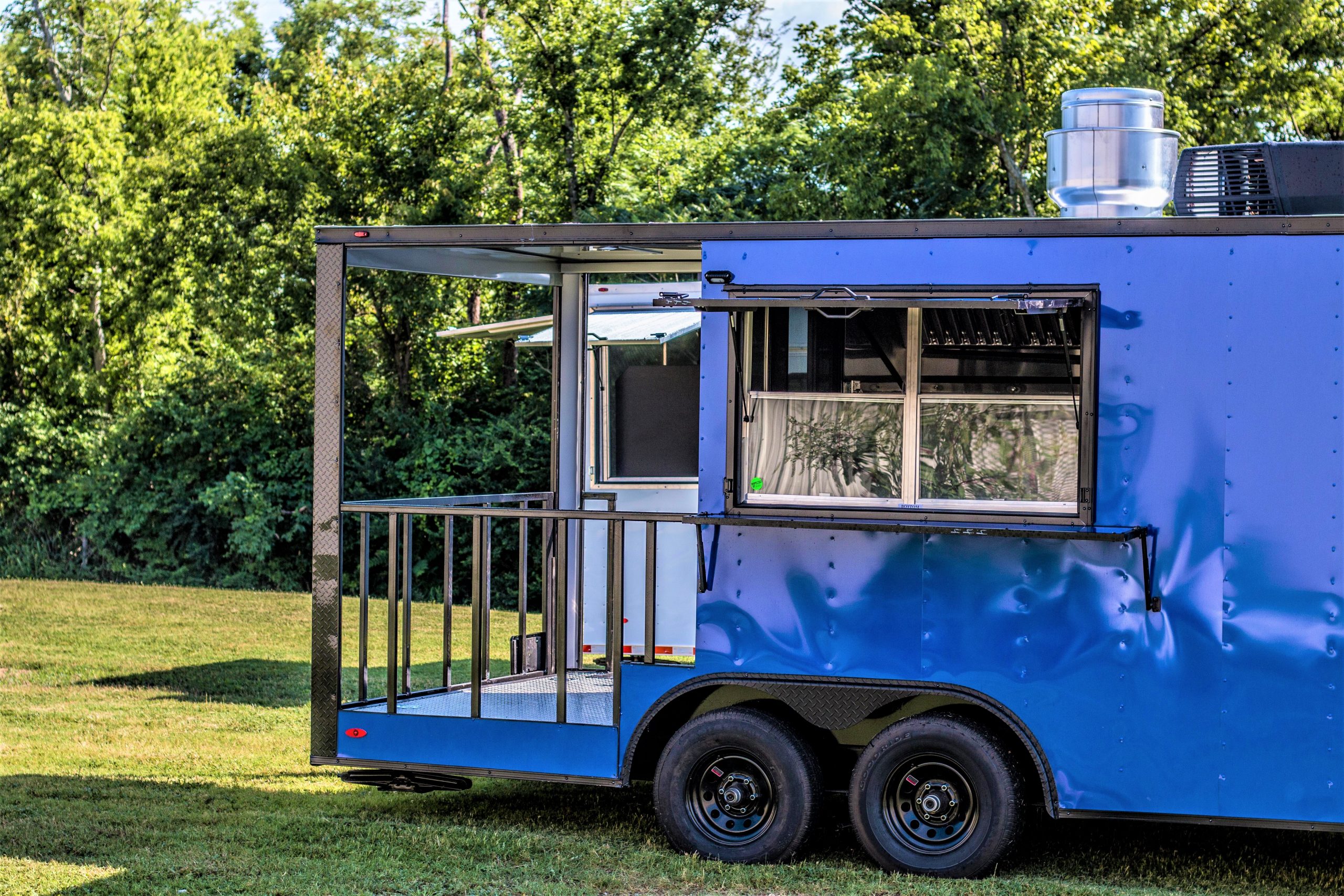 8.5×20 Blackout BBQ Trailer | Custom Trailer Pros