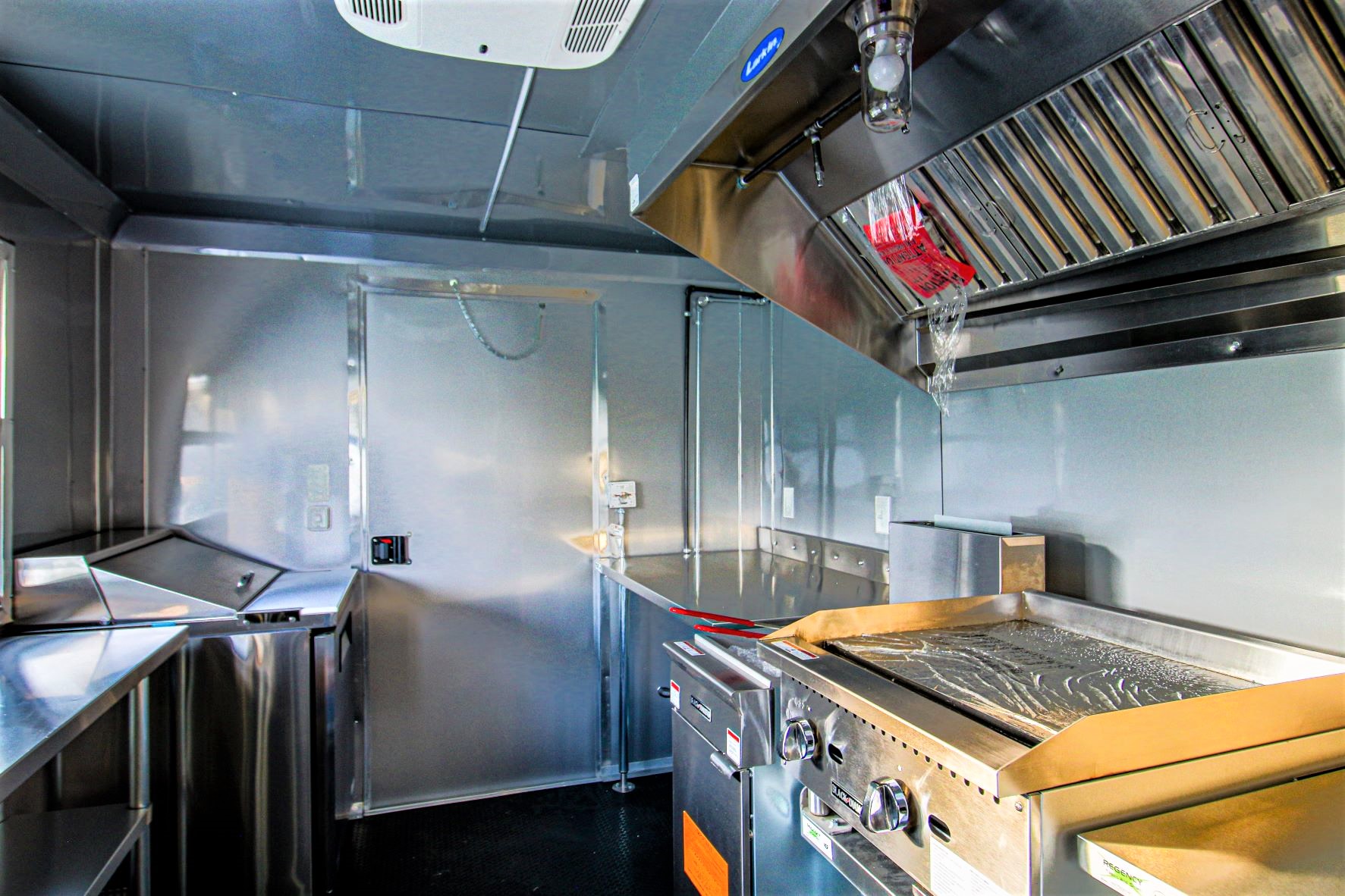 8.5×16 Equipped Food Trailer – White | Custom Trailer Pros