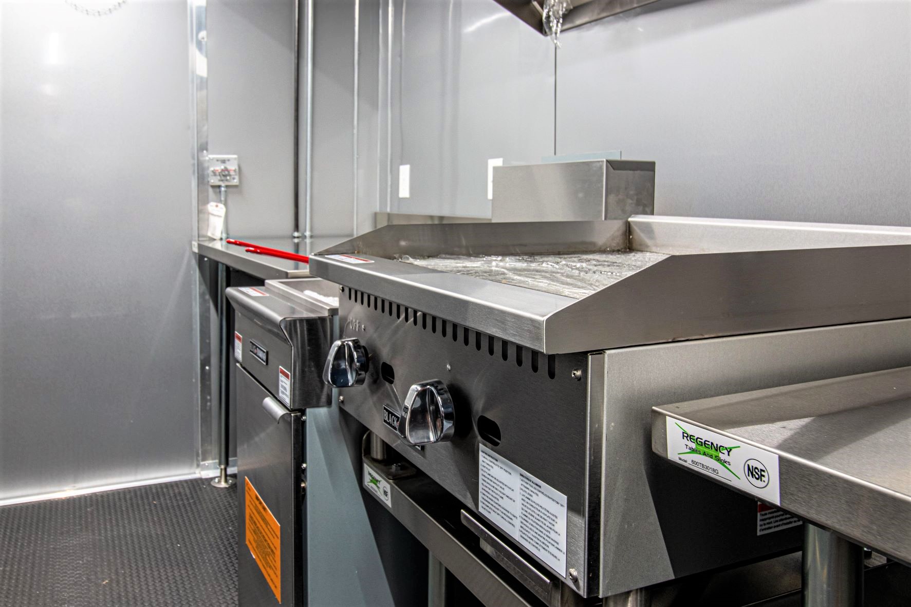 8.5×16 Equipped Food Trailer – White | Custom Trailer Pros