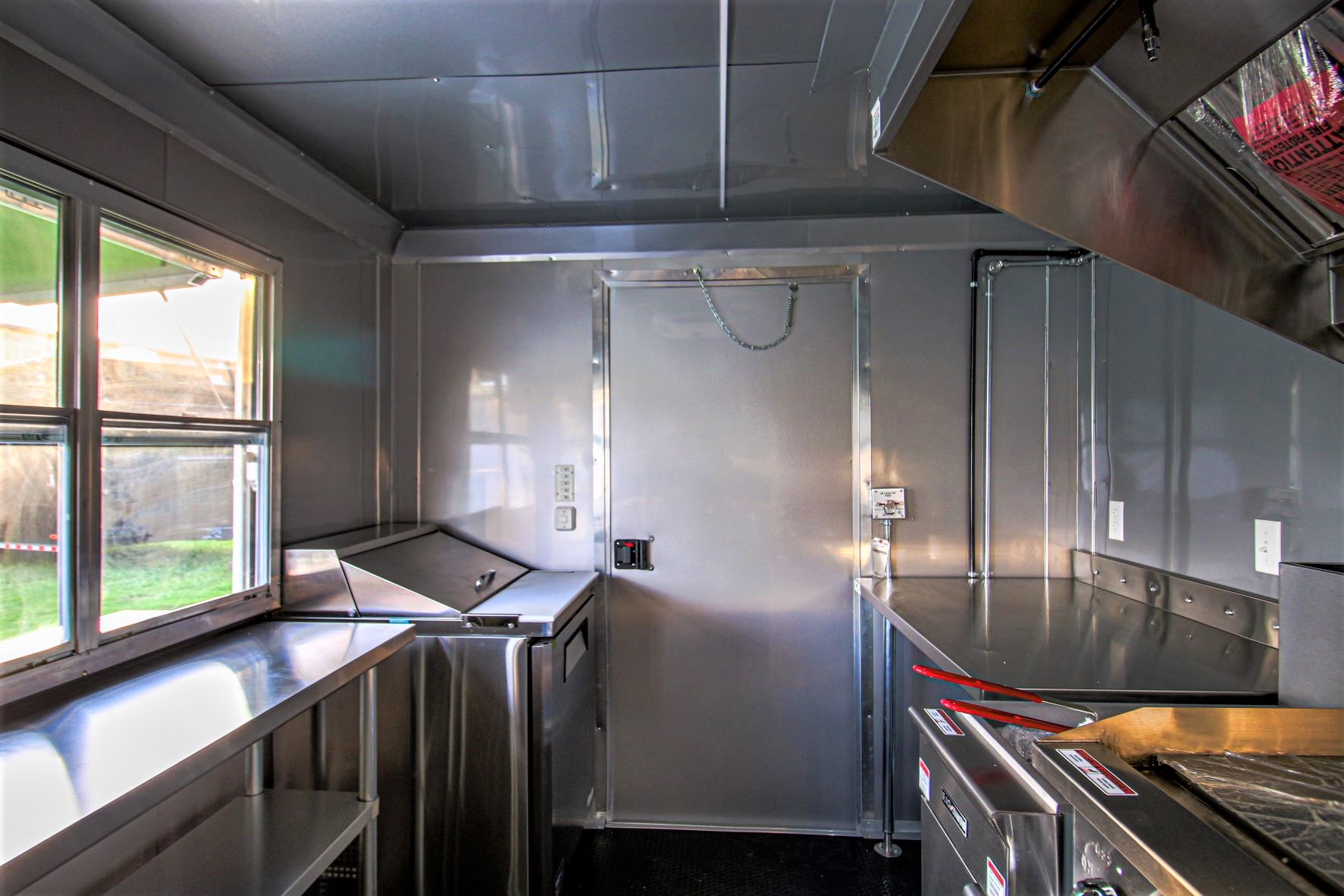 8.5×16 Equipped Food Trailer – White | Custom Trailer Pros