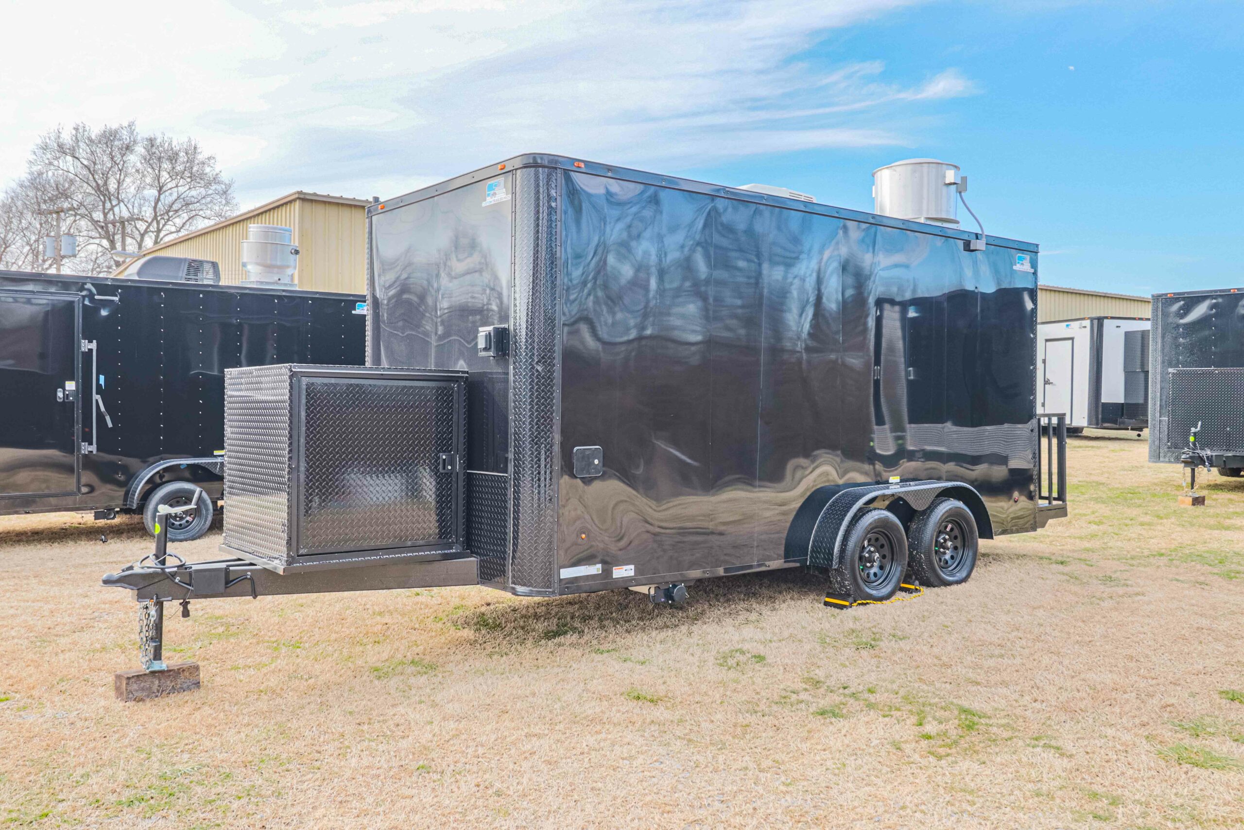 7×16 Black-Out Trailer | Custom Trailer Pros