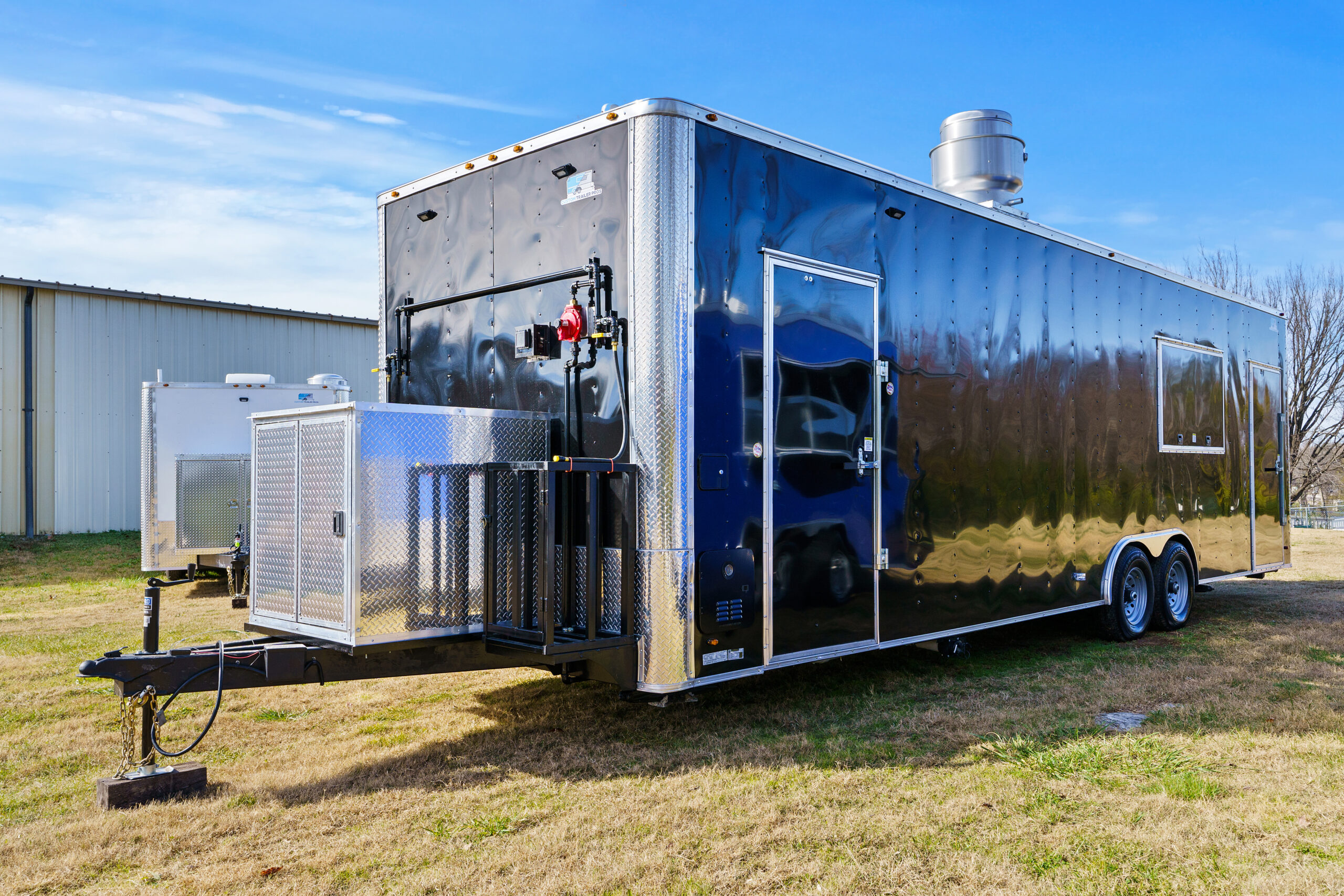 8.5×30 BBQ Trailer – Ole Hickory Smoker | Custom Trailer Pros