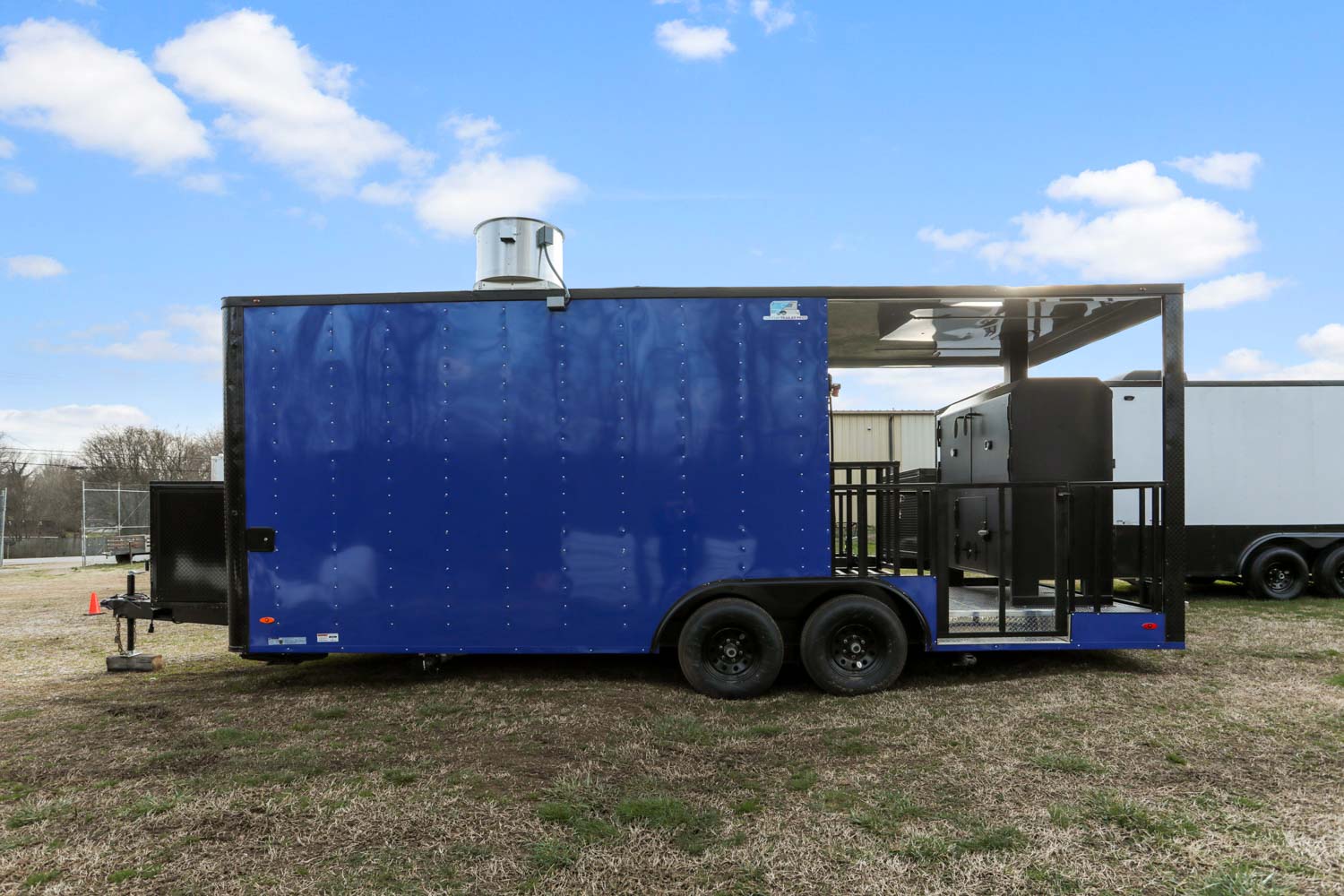 8.5×22 Equipped BBQ Trailer w/ BECK JR SMOKER | Custom Trailer Pros
