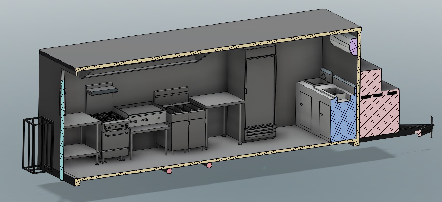 8.5×20 Charcoal Grey Blackout Trailer | Custom Trailer Pros