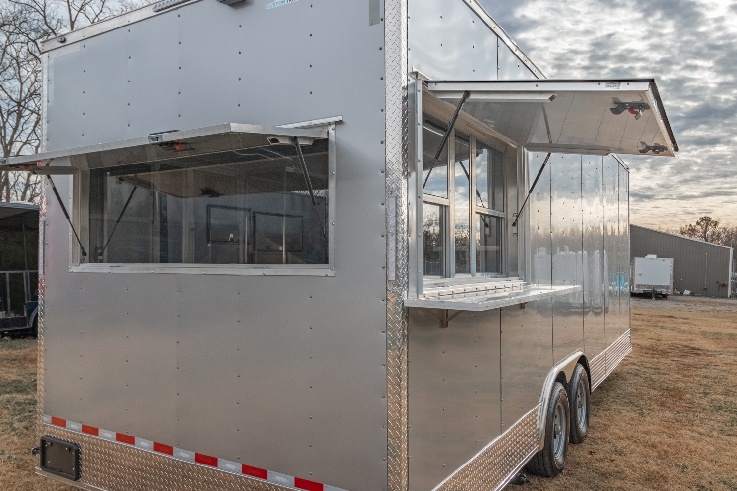 8.5×24 Equipped Food Trailer | Custom Trailer Pros
