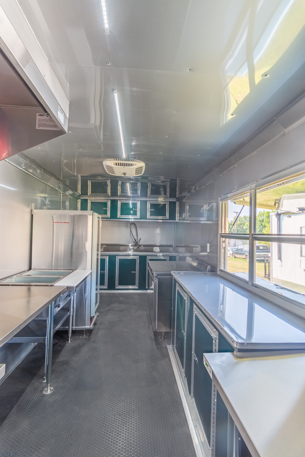 8.5×22 Emerald Green Loaded Trailer | Custom Trailer Pros